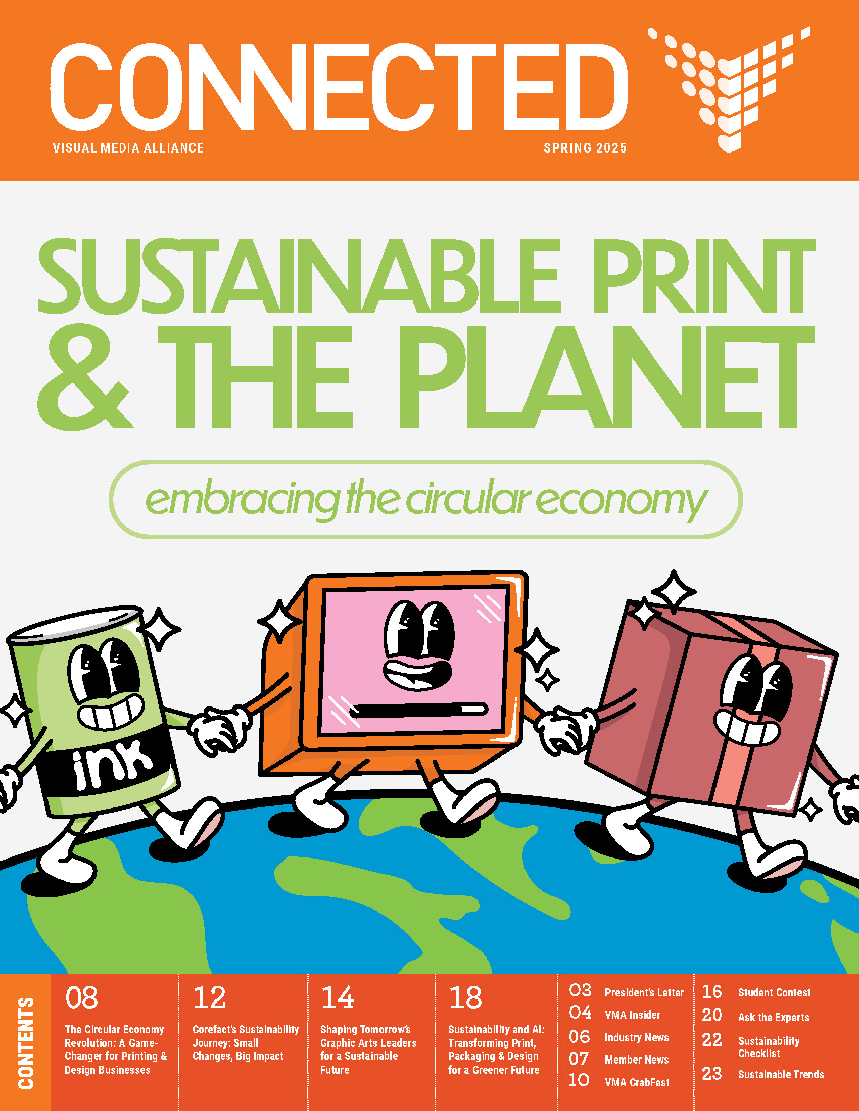 N. California Printer & Creative Agency Magazine – Connected | Visual ...